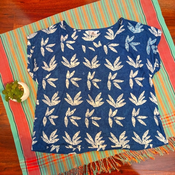 Marketplace Handwork of India | Tops | Blue Handwork Of India Top ...